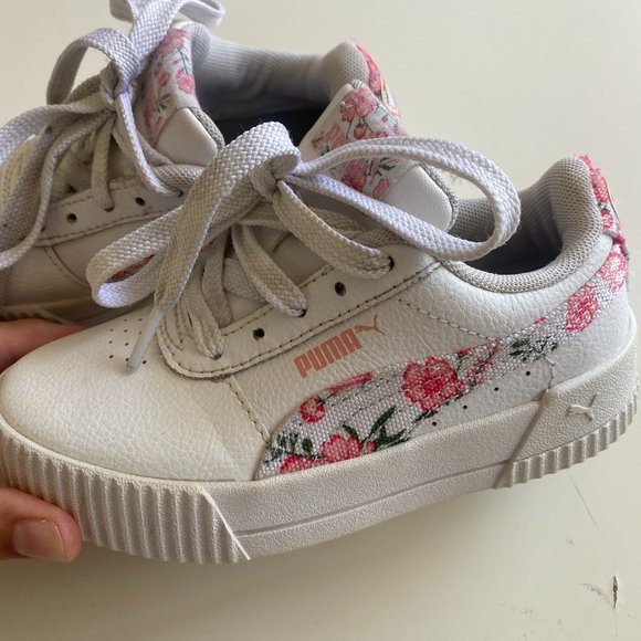 Puma | Shoes | Girls Puma Sneakers Size 1 | Poshmark